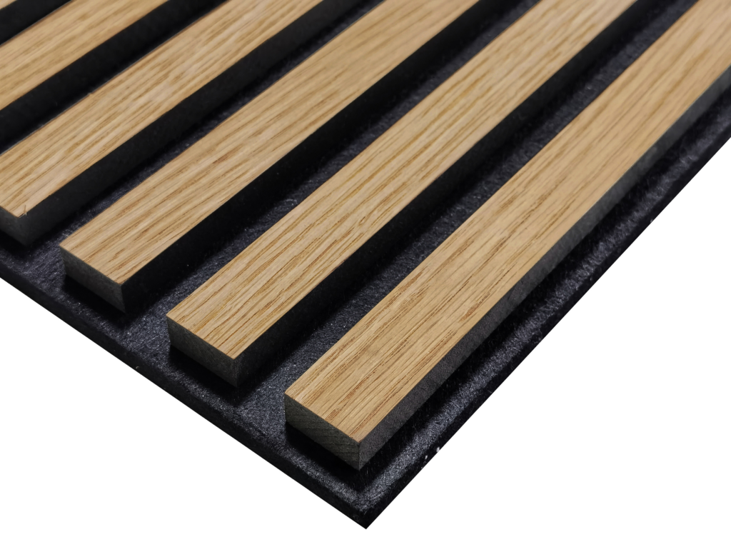 Akoestische Wandpanelen - Licht Eiken 260 x 52,6 cm - Onlinewonen.com